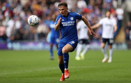 Mark Harris Cardiff City Tackled By Editorial Stock Photo - Stock Image ...