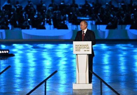 Russian President Vladimir Putin Lights Candle Editorial Stock Photo ...