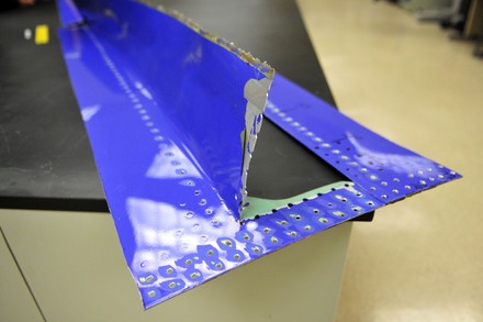 Damage Section Fuselage Skin Southwest Flight Editorial Stock Photo ...