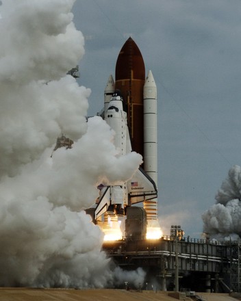 Nasas Space Shuttle Endeavour Launches On Editorial Stock Photo - Stock ...