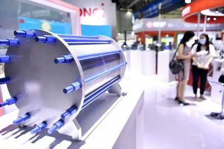 Visitors Learn About Photovoltaic Equipment Displayed Editorial Stock ...