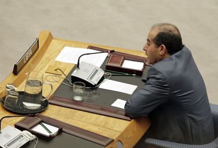 Libya Prime Minister Mahmoud Jibril Speaks Editorial Stock Photo ...