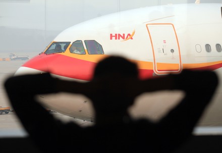 Hainan Air Chinese Pilots Go Over Editorial Stock Photo - Stock Image ...