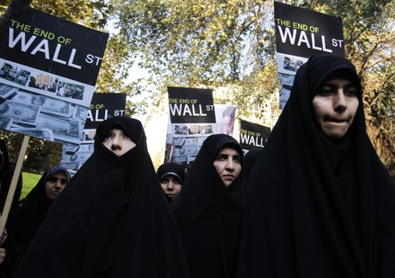 Iranian Women Gather Front Swiss Embassy Editorial Stock Photo - Stock ...