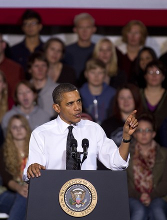 President Barack Obama Speaks Tivoli Events Editorial Stock Photo ...
