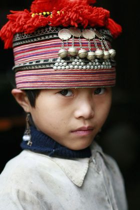 Portrait Red Dao Girl Sapa Near Editorial Stock Photo - Stock Image ...