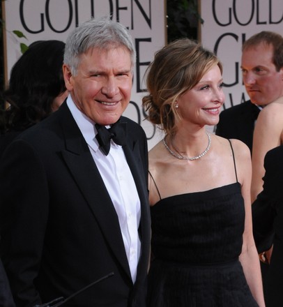 Actor Harrison Ford His Wife Actress Editorial Stock Photo - Stock ...