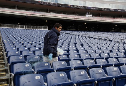 Salt Spread On Seats Melt Off Editorial Stock Photo - Stock Image ...