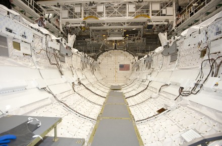Looking Down Payload Bay Nasas Space Editorial Stock Photo - Stock ...