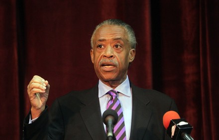 Reverend Al Sharpton L Talks Rep Editorial Stock Photo - Stock Image ...