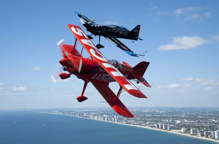 Aerobats Mike Wiskus Front Rob Holland Editorial Stock Photo - Stock ...