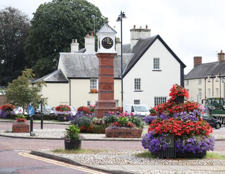 Clock Tower Usk Monmouthshire Editorial Stock Photo - Stock Image ...