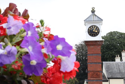 Clock Tower Usk Monmouthshire Editorial Stock Photo - Stock Image ...
