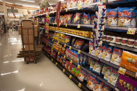 Frito Lays Ruffles Doritos Freshly Stocked Editorial Stock Photo ...
