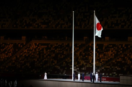 Hirari Sato Sings Natuional Anthem Japan Editorial Stock Photo - Stock ...