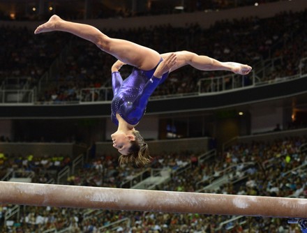 Kyla Ross Performs On Beam Us Editorial Stock Photo - Stock Image ...