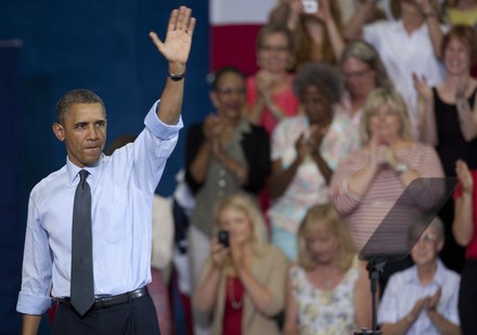 President Barack Obama Campaigns in Colorado, Denver, United States ...