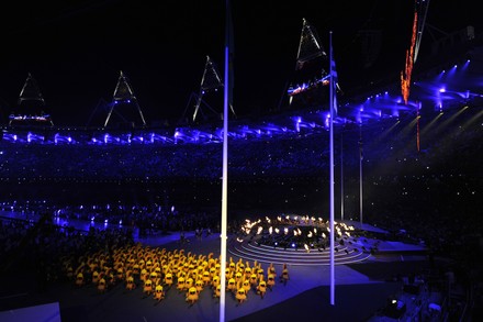 Olympic Torch Extinguished During Closing Ceremony Editorial Stock ...