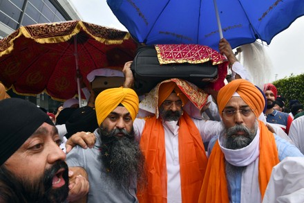 Sikh Community Receive Swaroop Shri Guru Editorial Stock Photo - Stock ...
