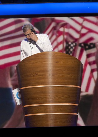 Podium Raised Production Crew Boss Talks Editorial Stock Photo - Stock ...