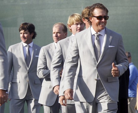 Phil Mickelson R Team Usa Leads Editorial Stock Photo - Stock Image ...