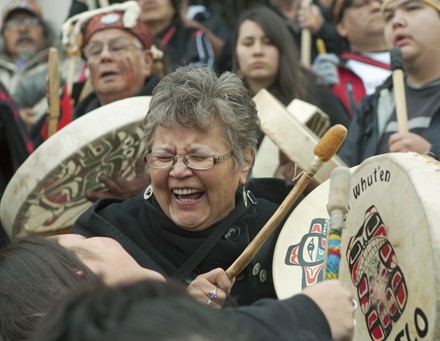 First Nations Join Thousands Citizens On Editorial Stock Photo - Stock ...