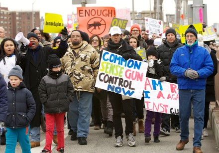 Hundreds Gather One Million Moms Gun Editorial Stock Photo - Stock ...