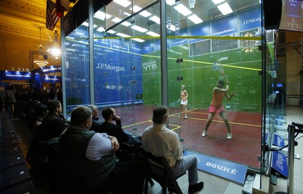 Spectators Watch Squash Tournament 16th Anniversary Editorial Stock ...