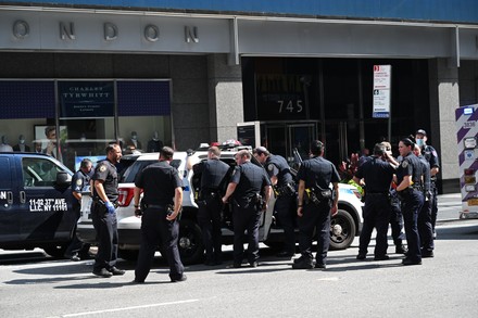Police Restrain Emotionally Disturbed Person After Editorial Stock ...