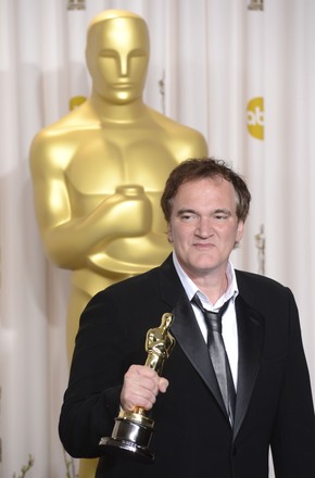 Quentin Tarantino Poses His Oscar Original Editorial Stock Photo ...