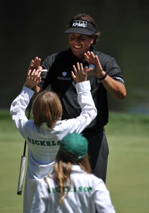 Phil Mickelson High Fives His Son Editorial Stock Photo - Stock Image ...