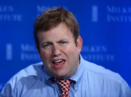 Frank Luntz speaks to attendees at the Milken Institute Global ...