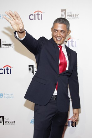 Barack Obama Impersonator Reggie Brown Arrives Editorial Stock Photo ...
