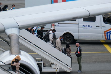 Illustration Picture Shows People Getting Out Editorial Stock Photo ...
