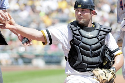 Pittsburgh Pirates Catcher Michael Mckenry 19 Editorial Stock Photo ...