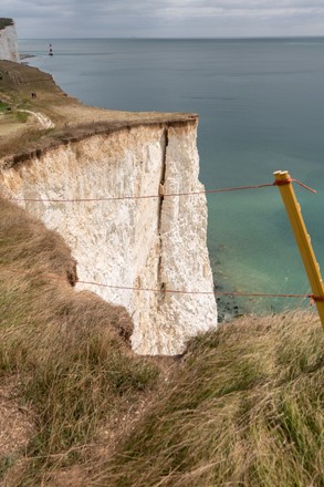 Cliff collapse at Beachy Head, Eastbourne, East Sussex, UK - 26 Aug ...