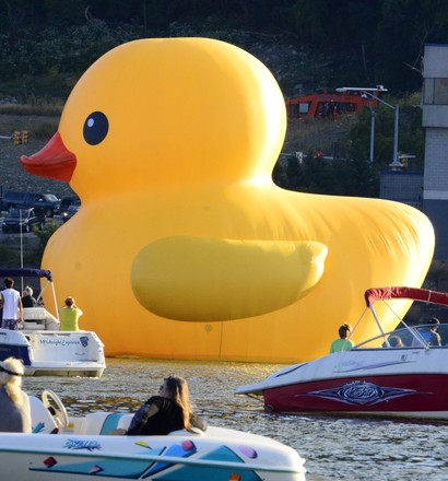 First Us Version 40foottall Rubber Ducky Editorial Stock Photo - Stock Image | Shutterstock