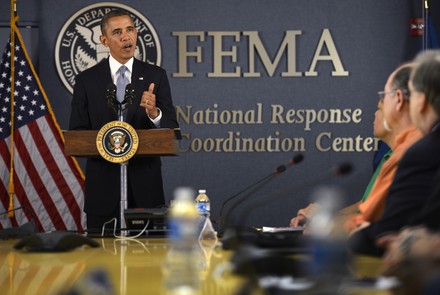 President Obama visits FEMA and delivers remarks on the Government ...