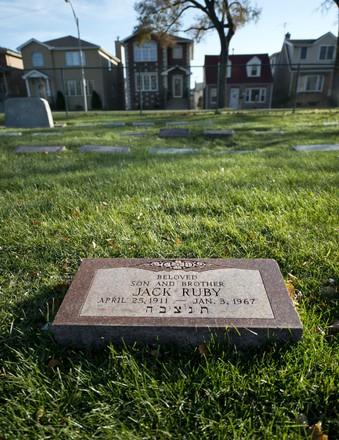 Jack Rubys Gravestone Rests Westlawn Cemetery Editorial Stock Photo ...
