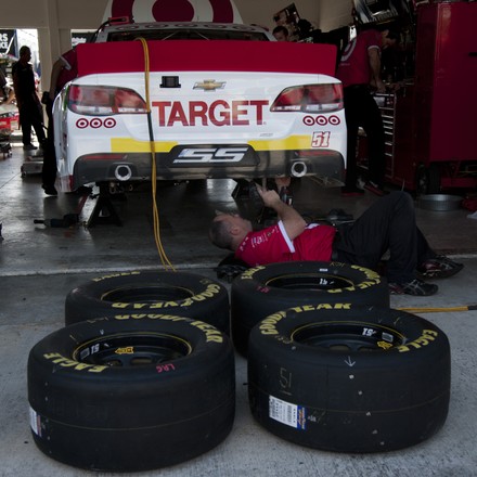 Pit Crew Members Do Preparations On Editorial Stock Photo - Stock Image ...
