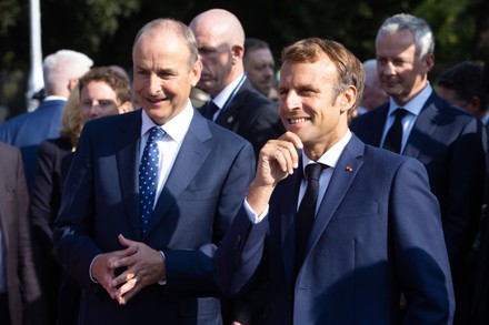French President Emmanuel Macron Meets Ireland Editorial Stock Photo ...
