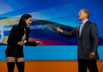 Comedian Sarah Silverman Performs On Stage Editorial Stock Photo ...
