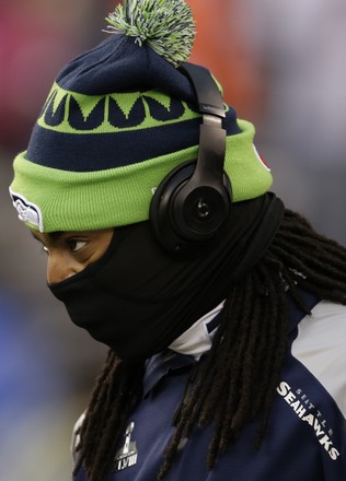 Seattle Seahawks Cornerback Richard Sherman Wears Editorial Stock Photo ...