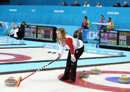 Canadian Skip Famed Curler Jennifer Jones Editorial Stock Photo - Stock ...
