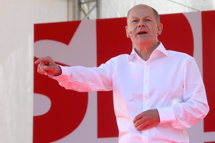 SPD election rally in Berlin, Germany - 27 Aug 2021 Stock Pictures ...
