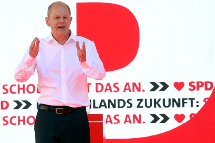 imágenes de SPD election rally in Berlin, Germany - 27 Aug 2021 ...