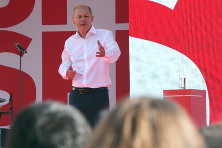 imágenes de SPD election rally in Berlin, Germany - 27 Aug 2021 ...
