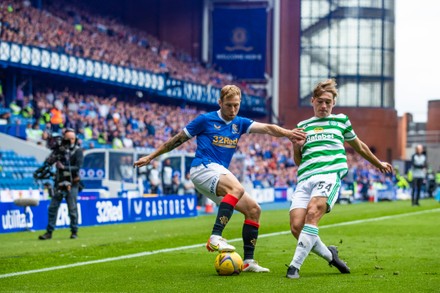 Scott Arfield Rangers Adam Montgomery Celtic Editorial Stock Photo ...