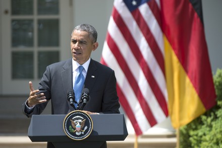 President Barack Obama German Chancellor Angela Editorial Stock Photo ...