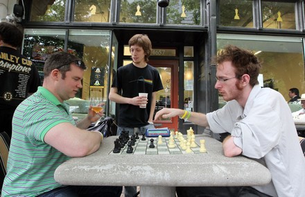 Chess Fans Play Chess During Round Editorial Stock Photo - Stock Image ...